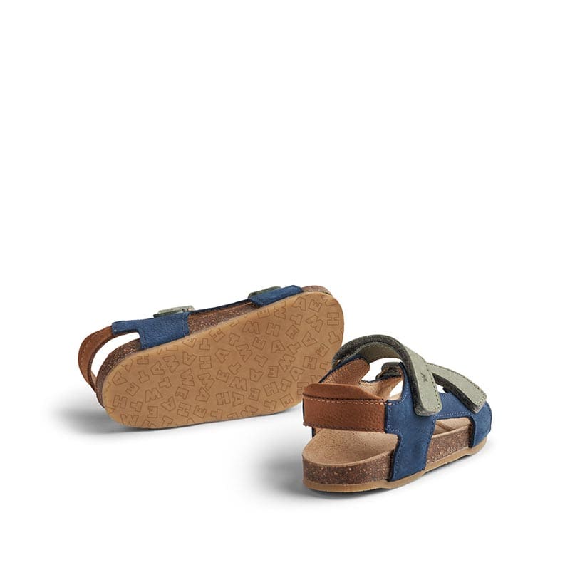 Сандалии из натуральной кожи Wheat "Corey Blue", морской штиль купить в ...